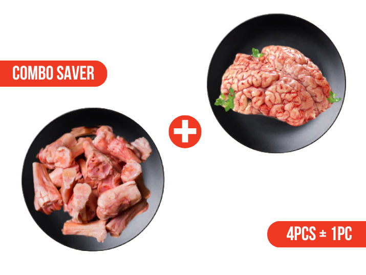 Fresh Beef Brain 1 Pc + Fresh Beef Paya 4 Pc (Medium Size) – Tawaqqo ...